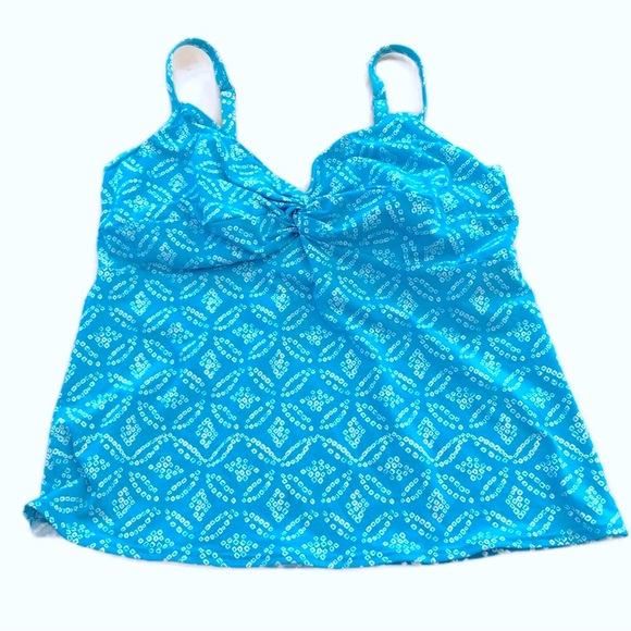 Lands' End | Swim | Lands End Womens Swimsuit Bathing Suit Tankini Top ...